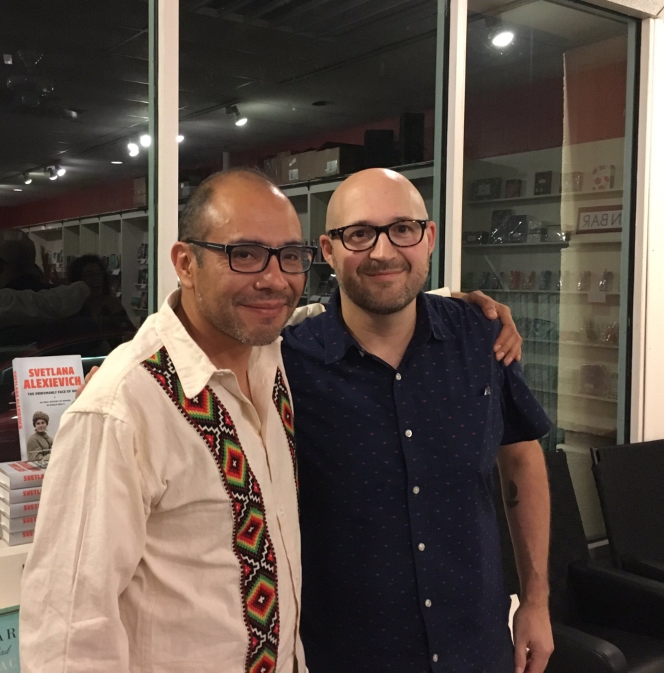 Yuri and Mark Haber at Brazos - Queen Mob's Tea House